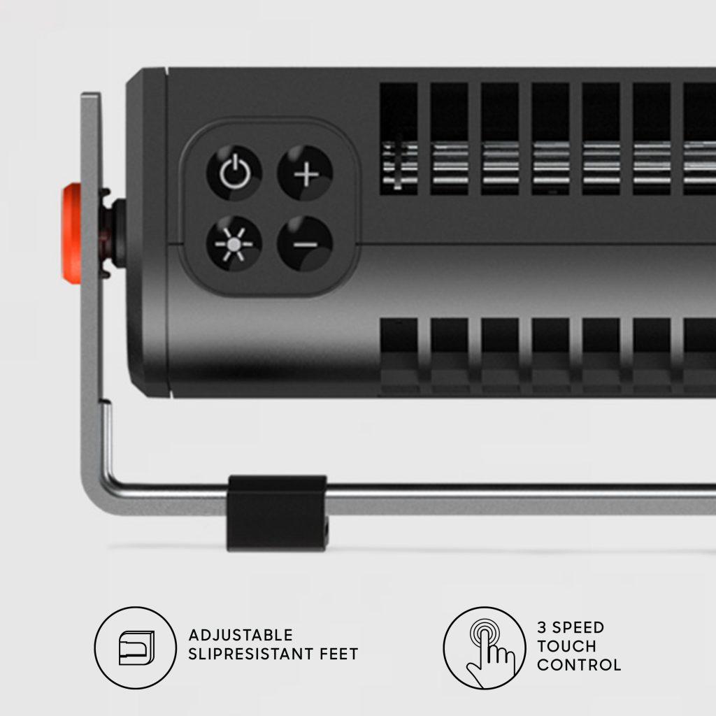 AXIS 16 Desktop Airbar™ Tower Fan with Task Light - Sharper Image Home ...