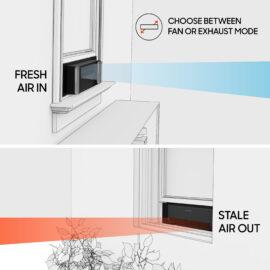 PORTAL Airbar™ Window Fan - Sharper Image Home Comfort
